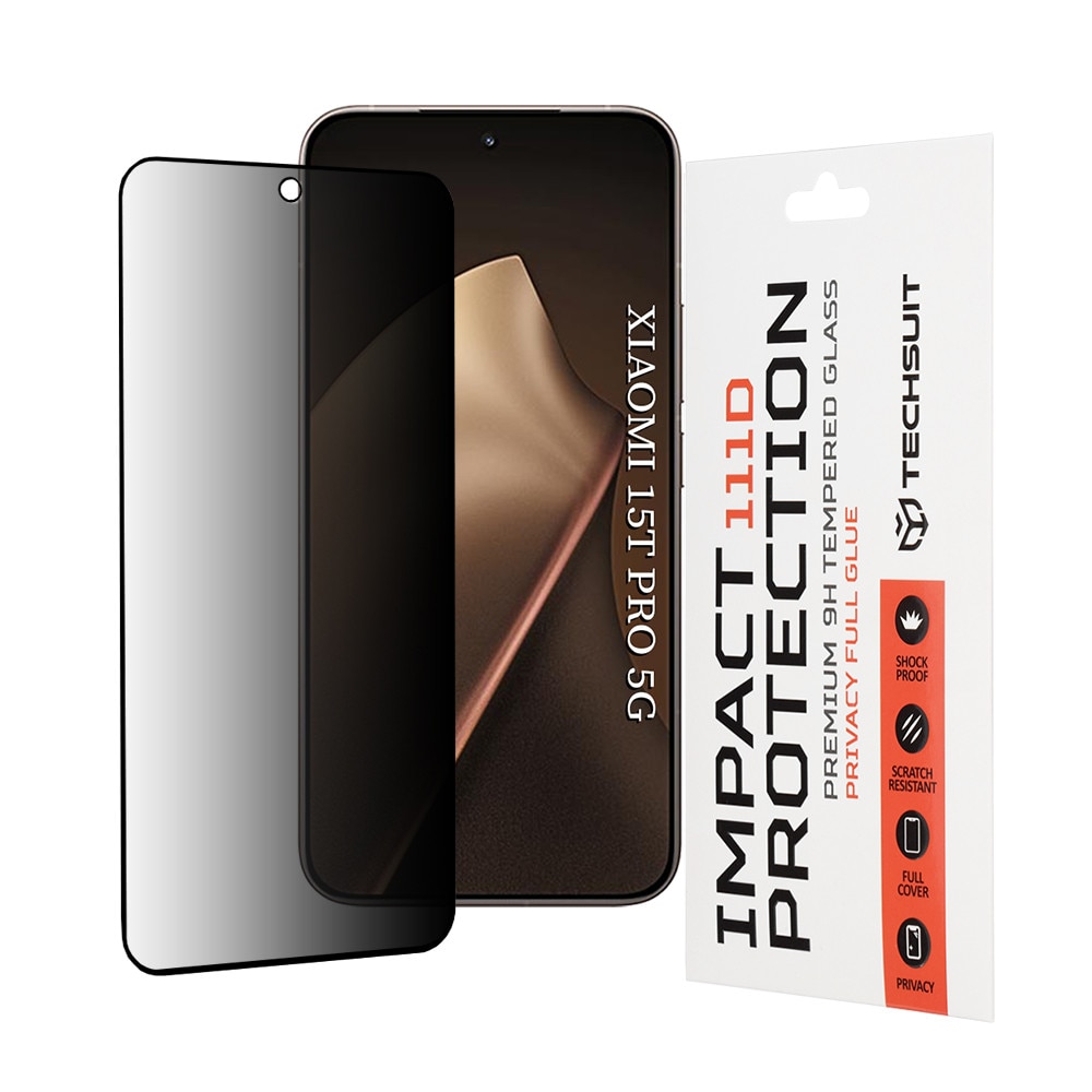 Szilikon tok és adatvédelmi üvegfólia szett Xiaomi 15T Pro-hoz, Stef's ...