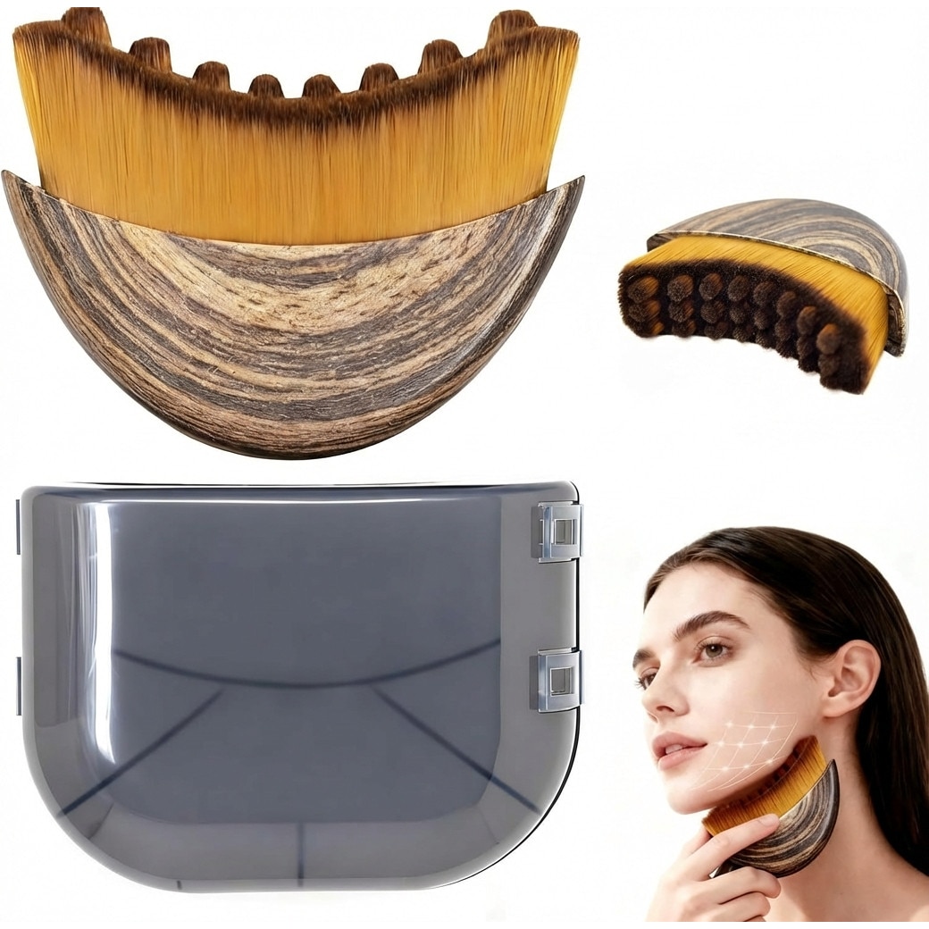 Perie Faciala Leccik pentru Drenaj Limfatic si Conturare, Design ...