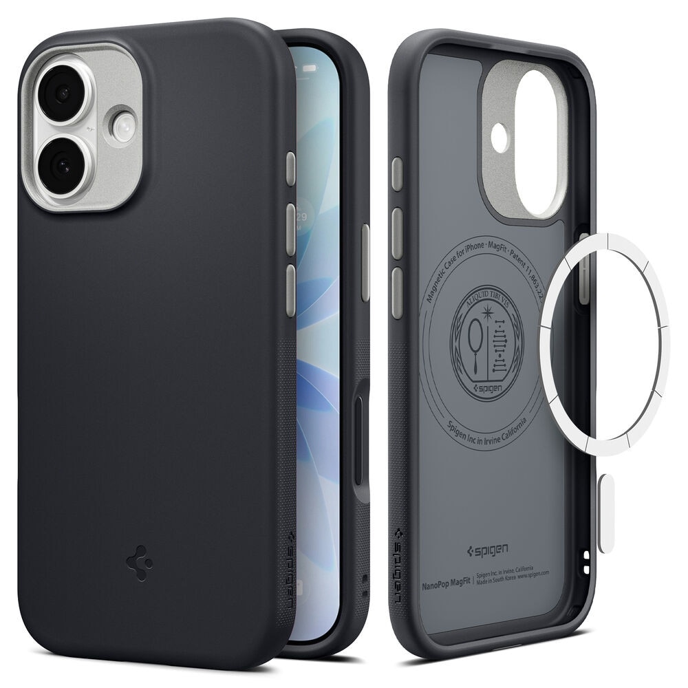 Tok Samsung iPhone 17-hez, Polikarbonát, Spigen, Fekete szín - eMAG.hu