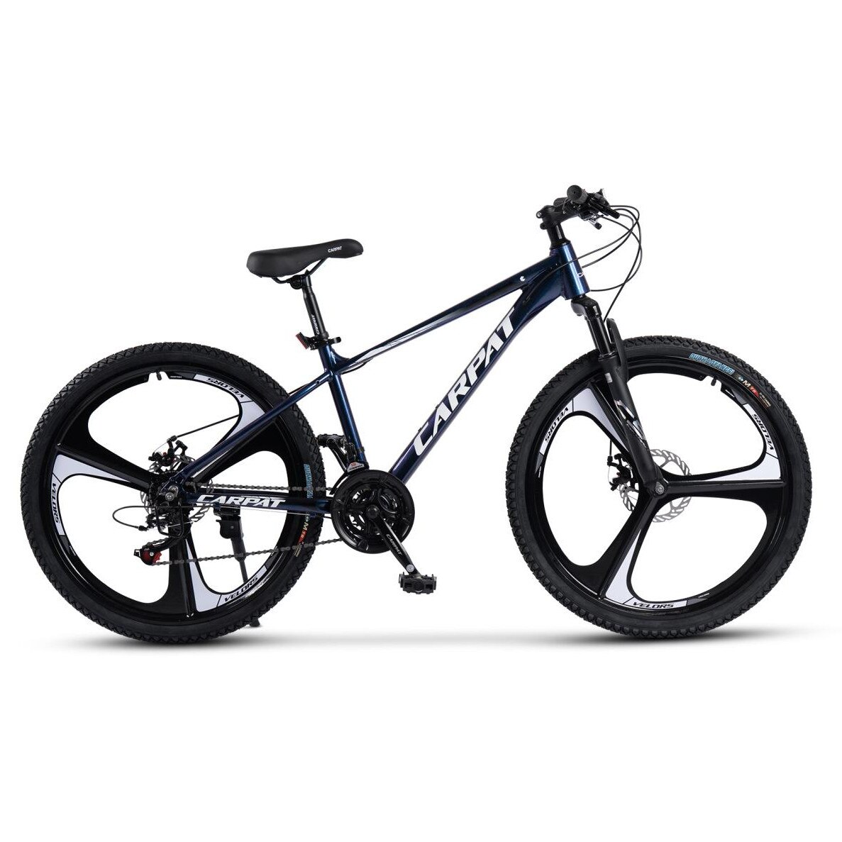 Bicicleta MTB Carpat Evolution C26313M 26", Albastru/Cameleon/Alb - eMAG.ro