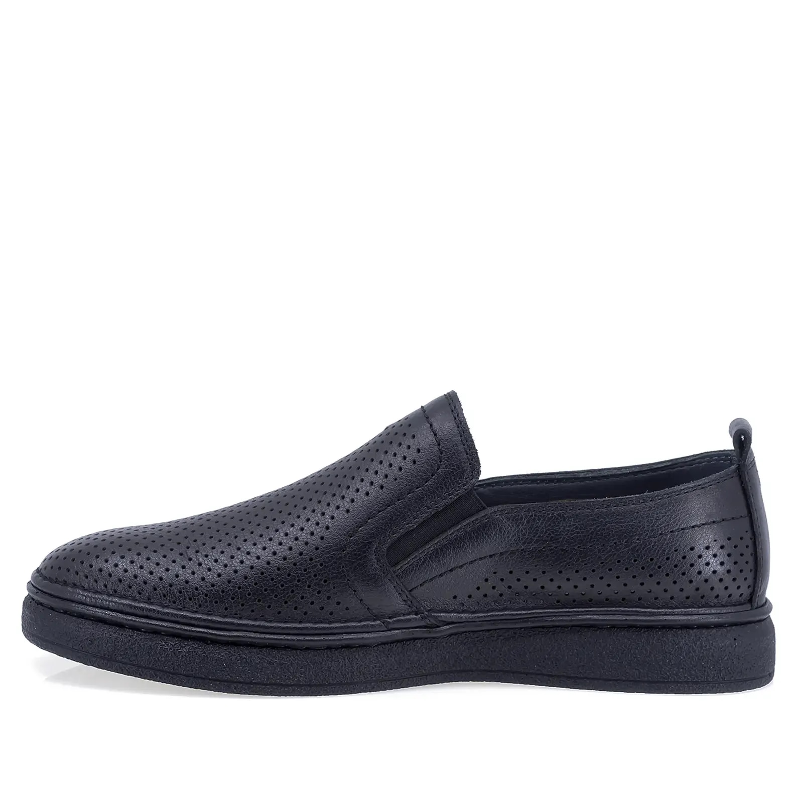 Pantofi barbati, Goretti, piele naturala, negru, 43 EU - eMAG.ro