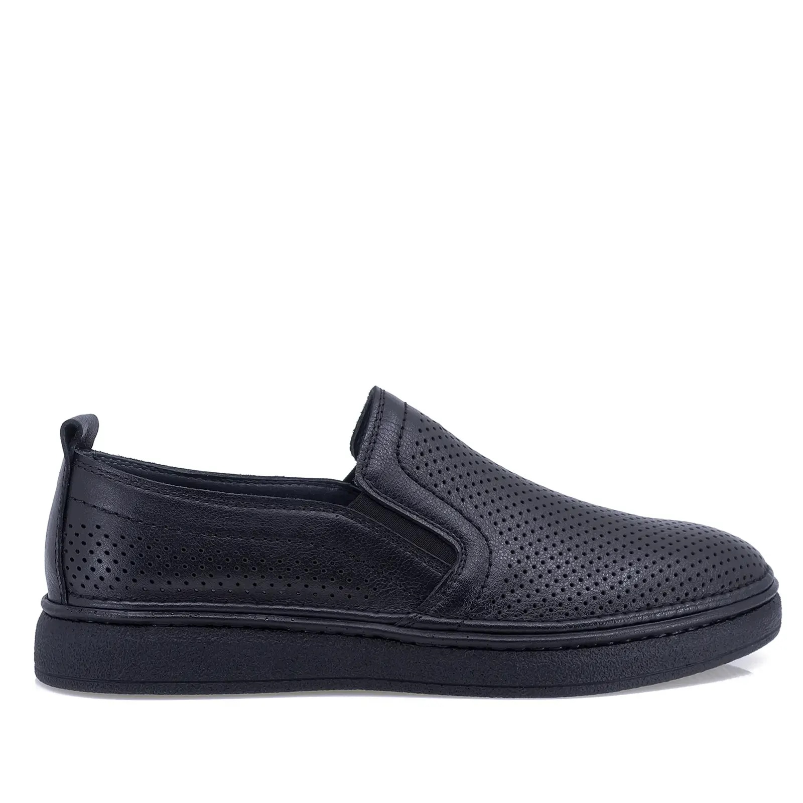 Pantofi barbati, Goretti, piele naturala, negru, 43 EU - eMAG.ro