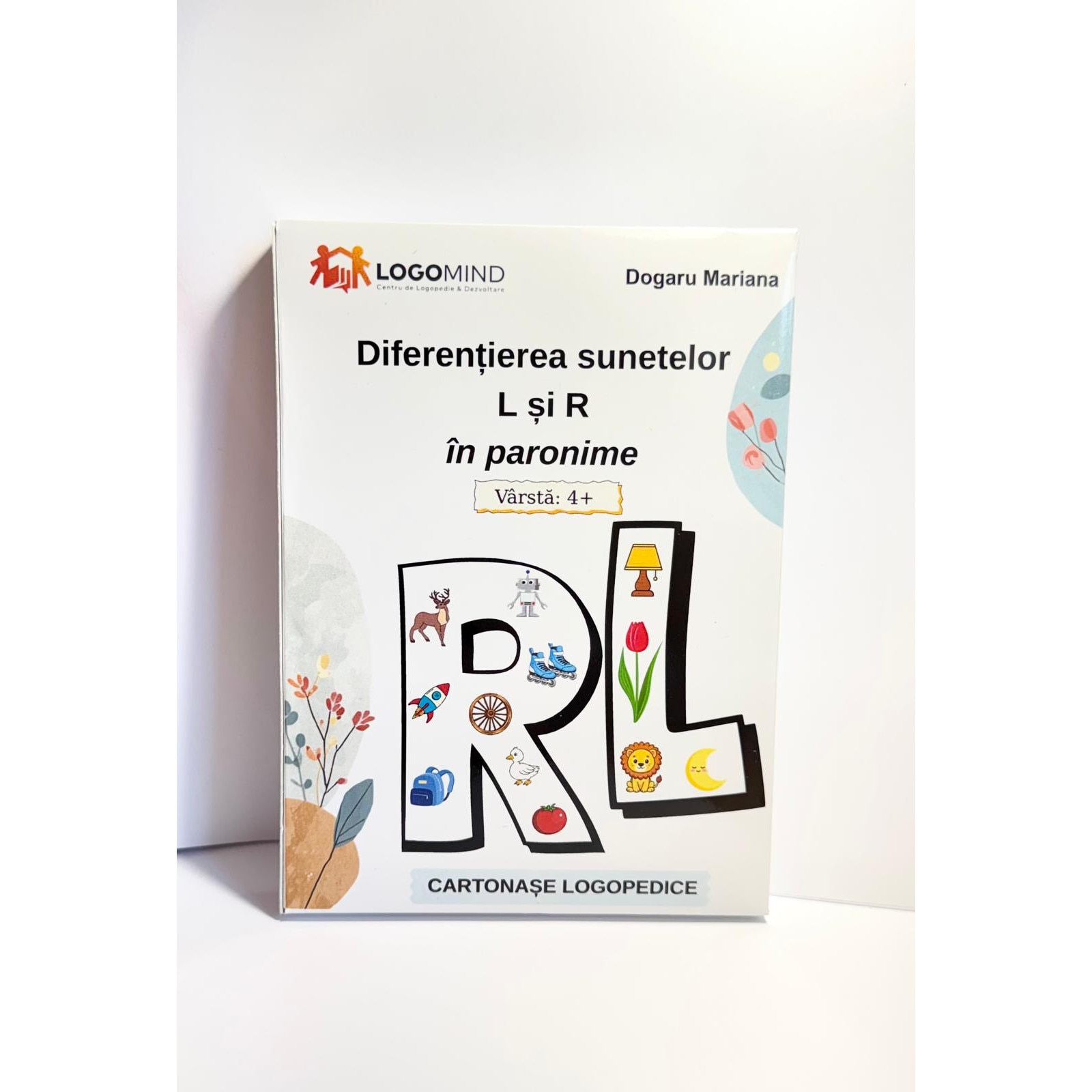 Set 40 cartonase educative logopedice - paronime cu L si R - eMAG.ro