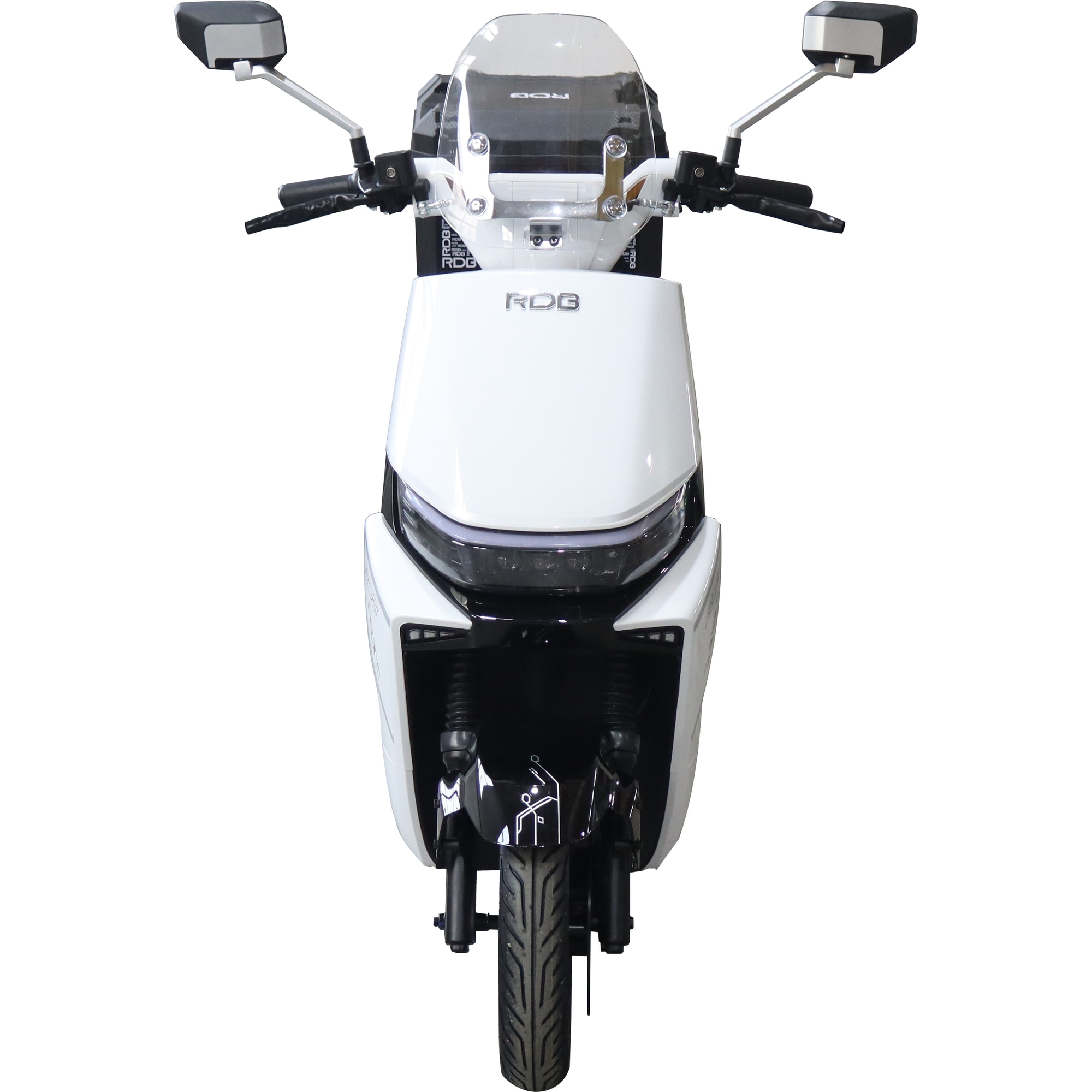 Scuter electric RDB INSPIRE, 2000W, fara permis, 25 km/h, Alb + CIV ...
