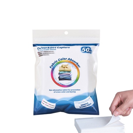 50 bucati Placute Absorbante de Culoare, Anti-prabusire, Spalare Mixta ...