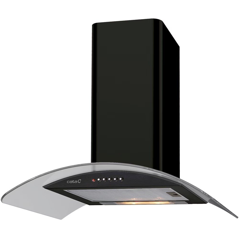 Hota Decorativa CATA CK 6000 BK, 1 Motor, 380 m3/h, L 60 cm, Clasa A ...