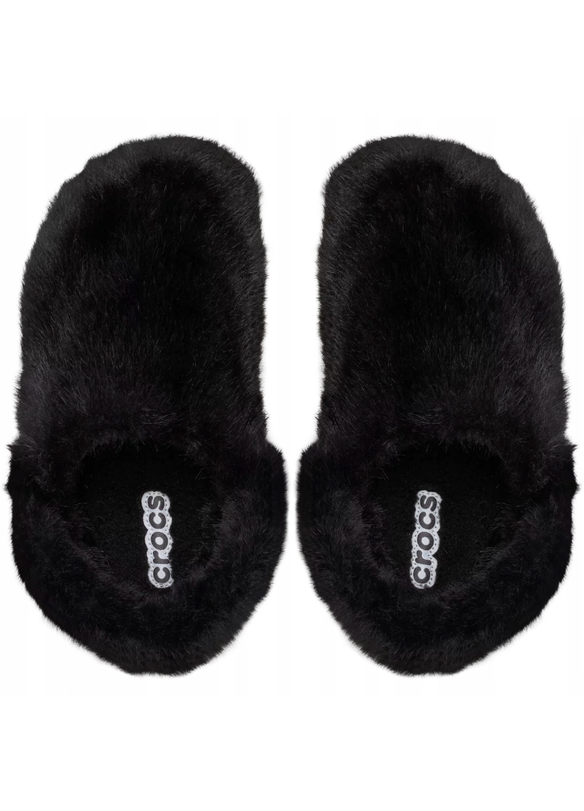 Papuci femei, Crocs, Classic Cozzzy Luxe Slipper, negru, 38-39 EU - eMAG.ro