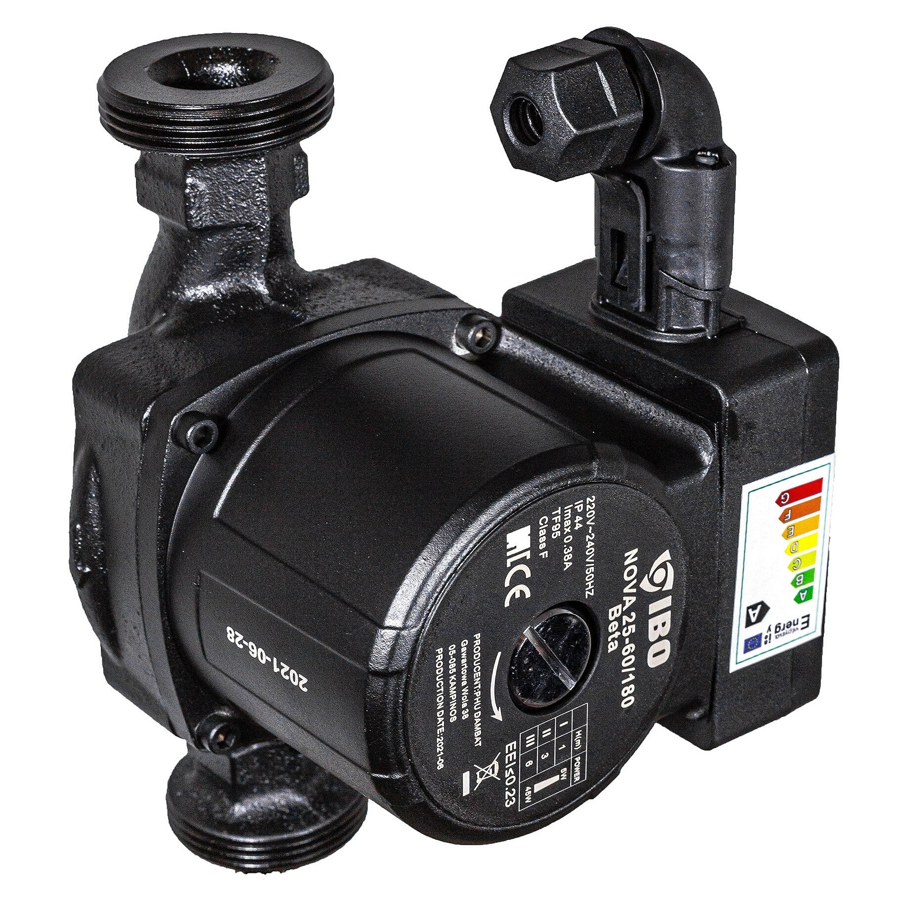 Pompa de circulatie IBO 25-60/180, energoeficienta clasa A, Auto-Adapt ...