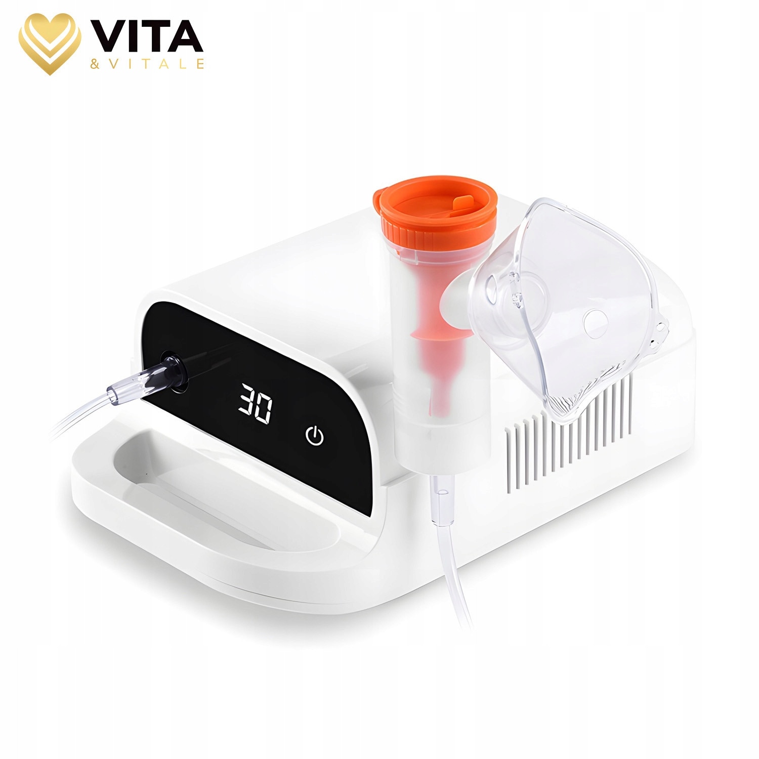 Inhalator nebulizator pentru copii si adulti, 2 masti, filtre - eMAG.ro