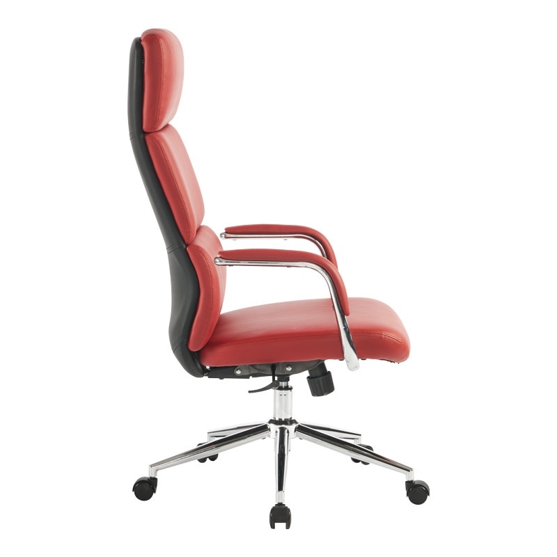 Scaun birou Bendona Rosu 71x78x127 cm - eMAG.ro