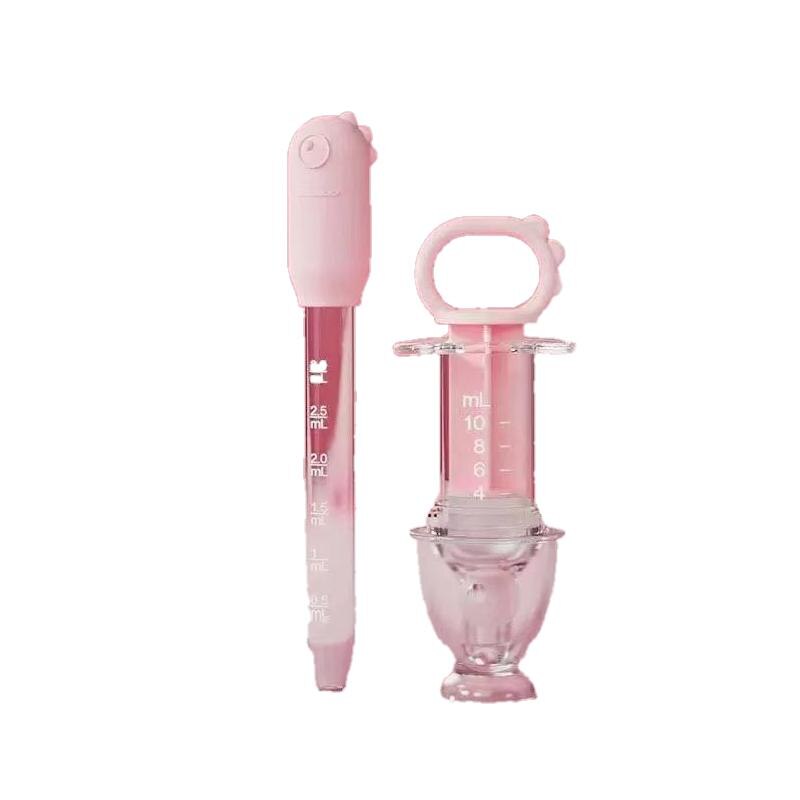 Set dozator medicamente pentru bebelusi, din silicon, seringa 10ml si ...