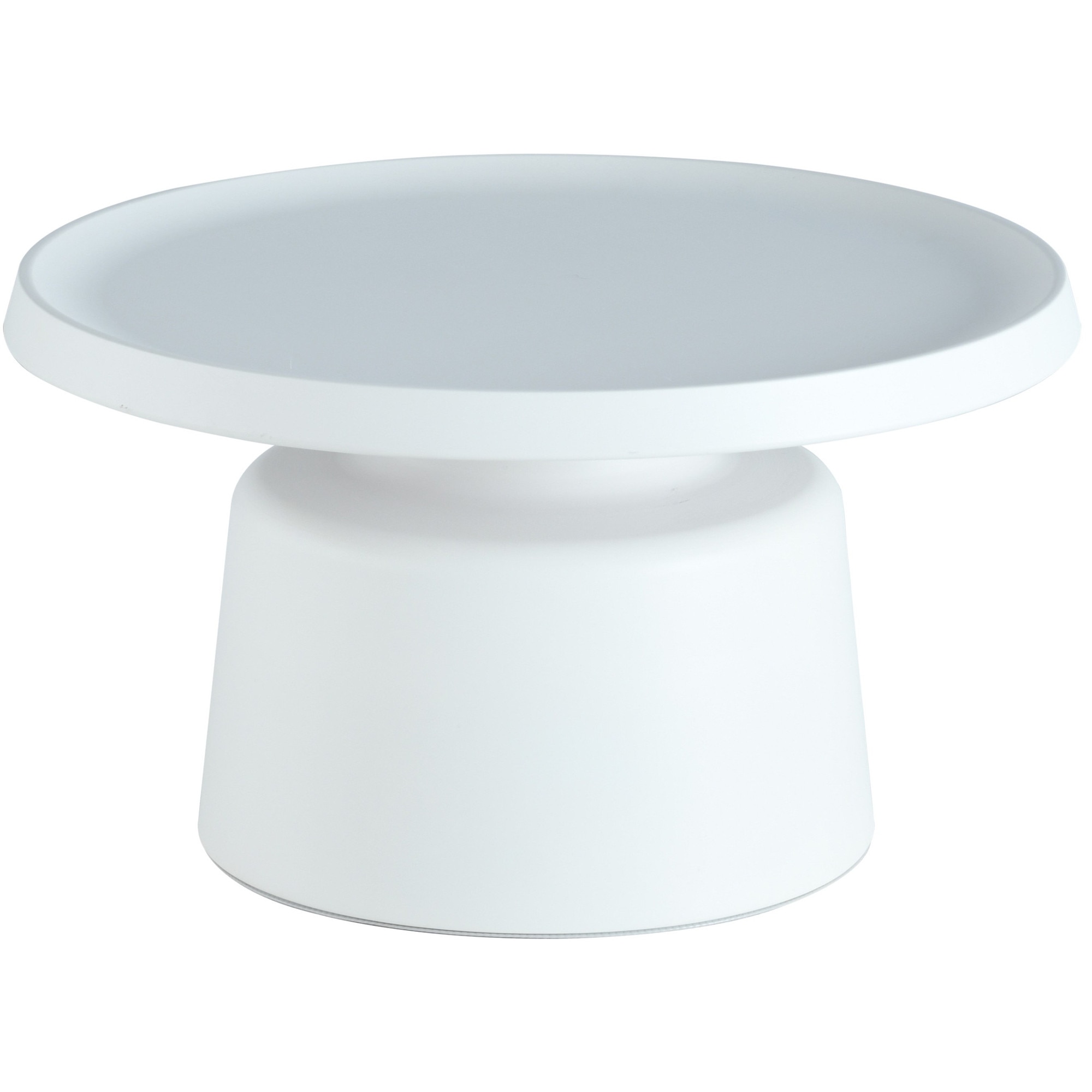 Set de mese LEMOS, 2 mese rotunde, alb, 70x40cm si 50x50cm - eMAG.ro
