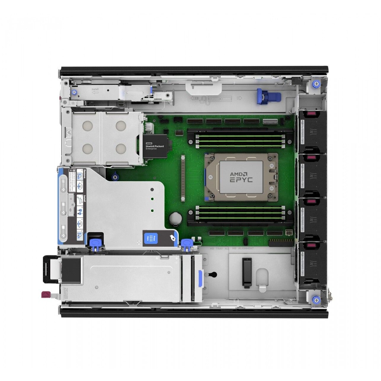 Server HPE ProLiant DL145 Gen11, Rack 2U, AMD EPYC 8024P 8 C / 16 T, 2. ...