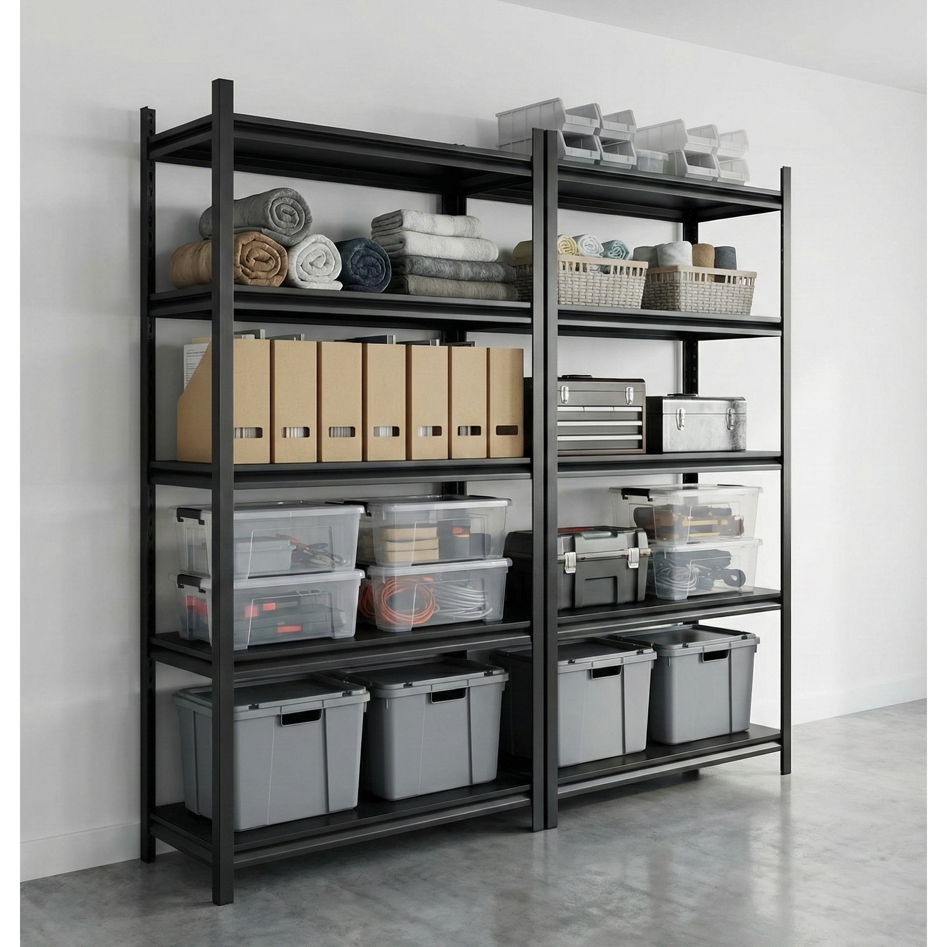 Set Rafturi metalice, DODAS RI, 200x200x50 cm, Otel ranforsat ...