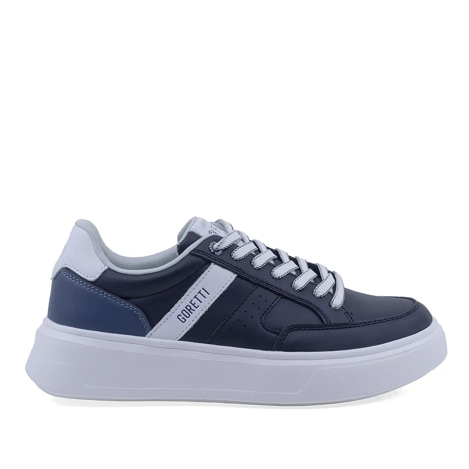Pantofi barbati, Goretti, piele naturala, bleumarin, 40 EU - eMAG.ro