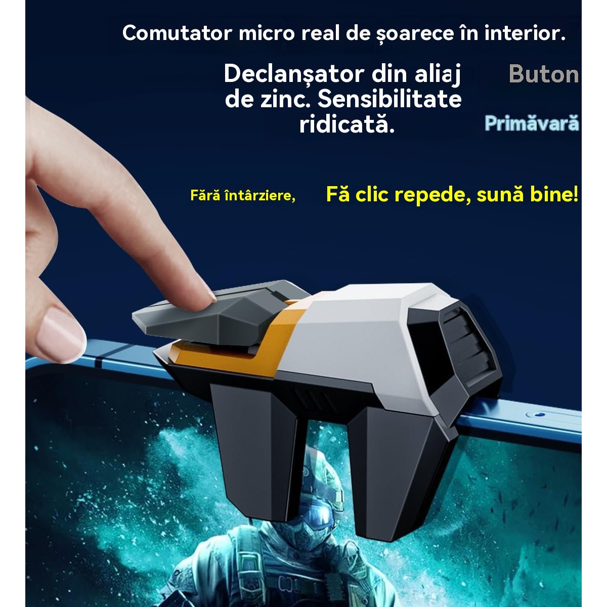 Declansatoare Mobile Telefon Controler pentru Jocuri MIKIRINI, set 25 ...