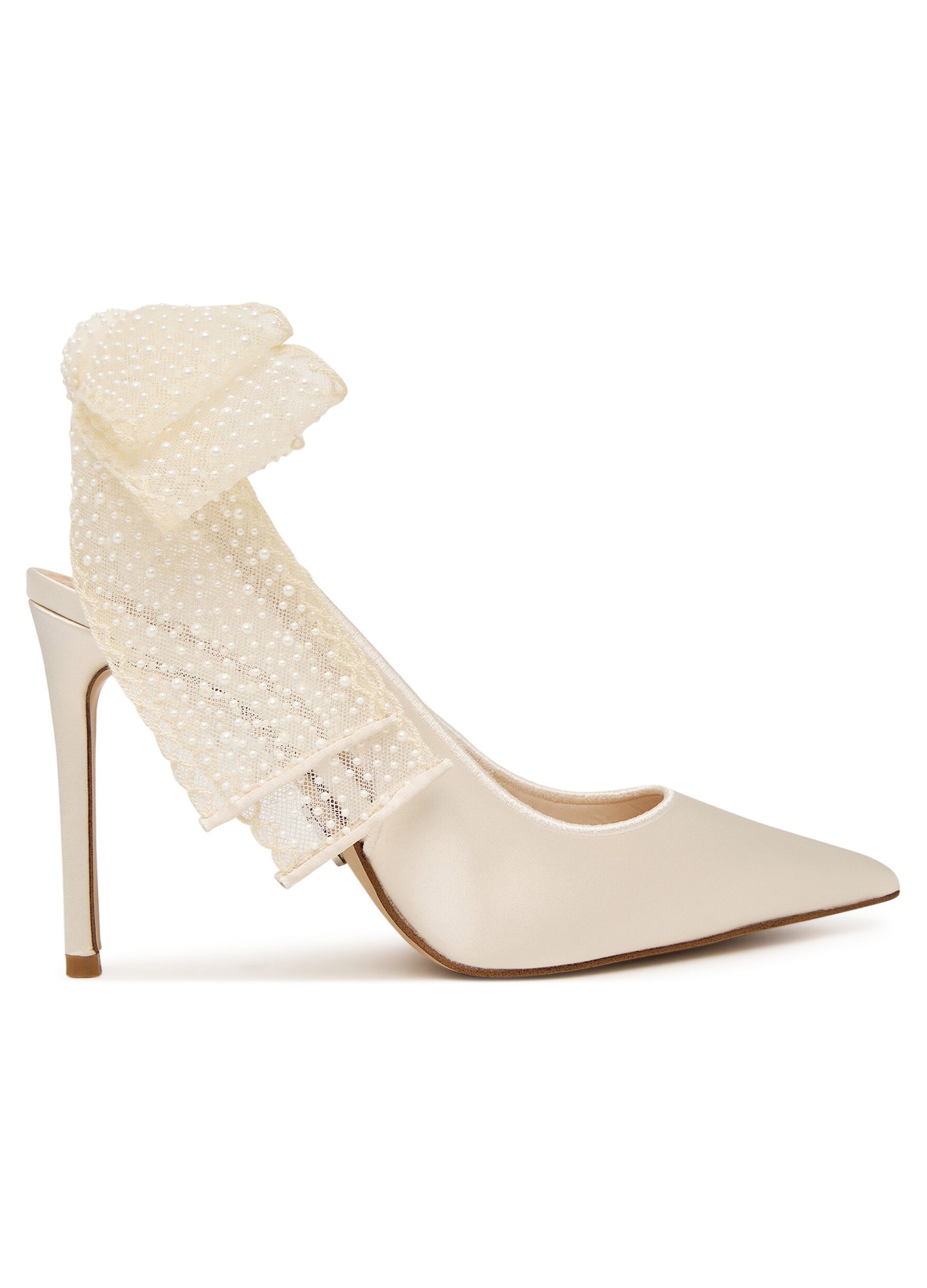 Sandale dama, Steve Madden, stiletto, alb, textil, 38 EU - eMAG.ro