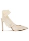 Sandale dama, Steve Madden, stiletto, alb, textil, 38 EU - eMAG.ro