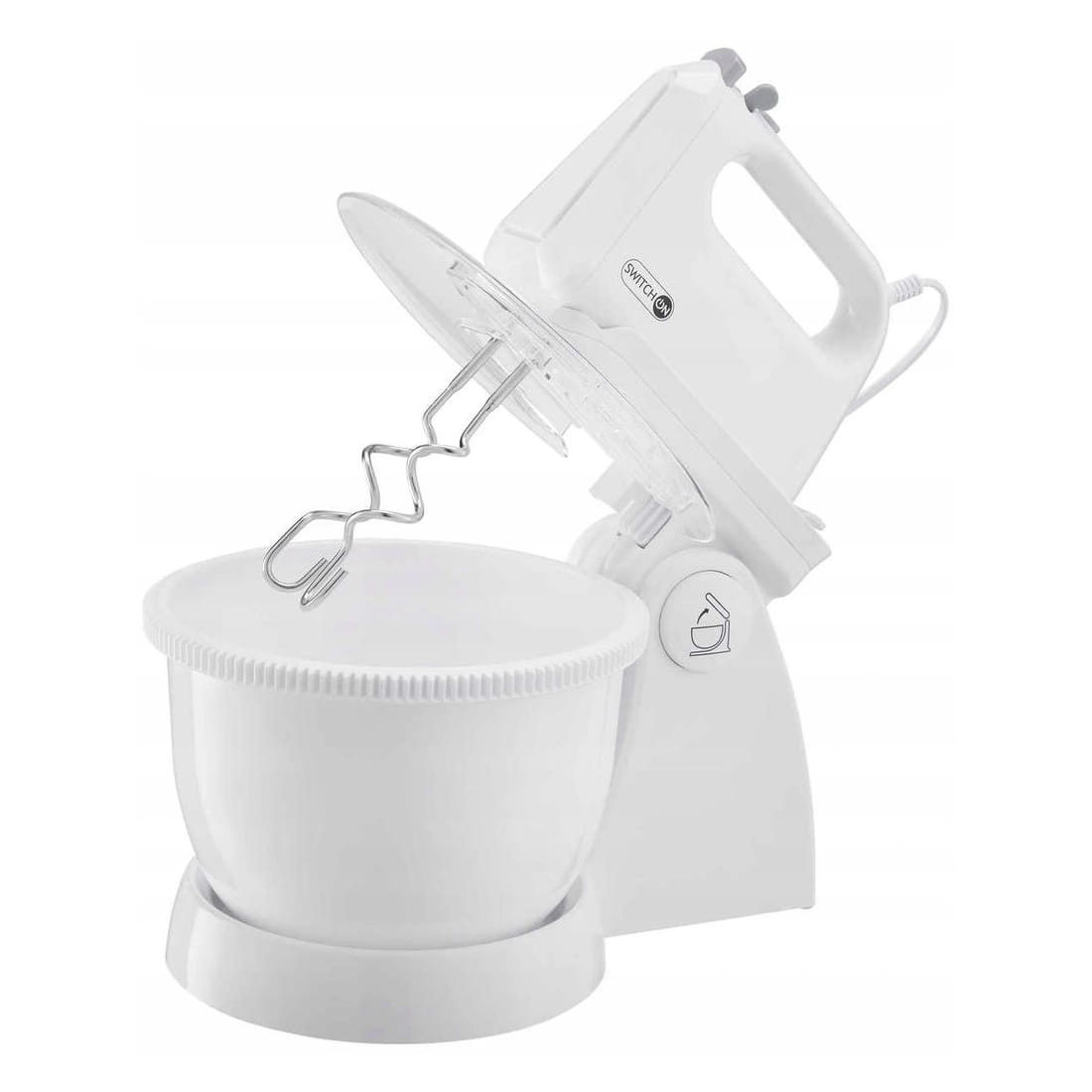 Mikser de mana cu bol 3,4L, 5 viteze, functie turbo, Switch On HM-F0101 ...