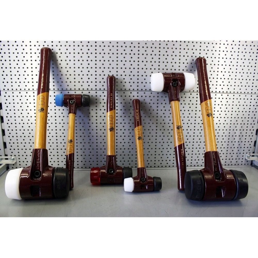 Ciocan de brutarie Halder, model Simplex, 30mm, 335g, cu cap din guma ...