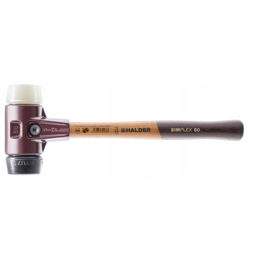 Ciocan de brutarie Halder, model Simplex, 30mm, 335g, cu cap din guma ...