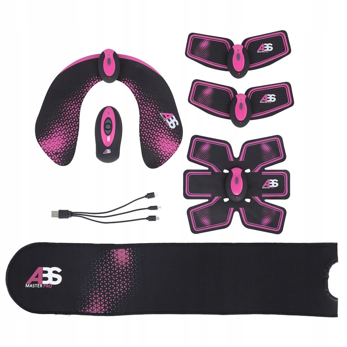 Aparat de masaj electro-stimulator ABS Master Pro Multi Set, 6 moduri ...