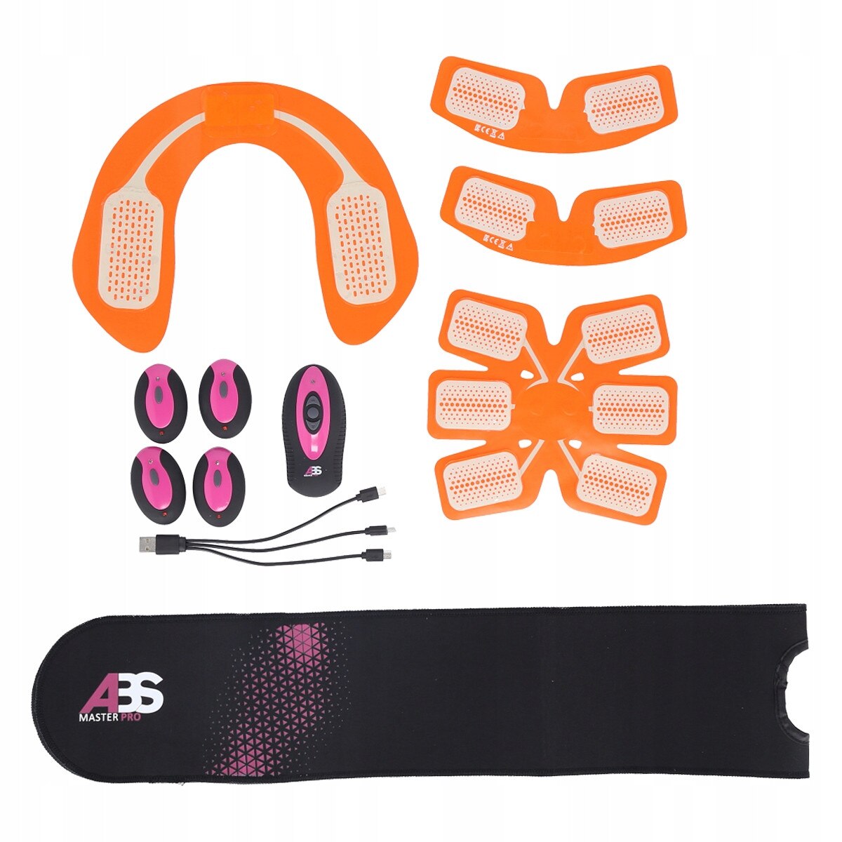 Aparat de masaj electro-stimulator ABS Master Pro Multi Set, 6 moduri ...
