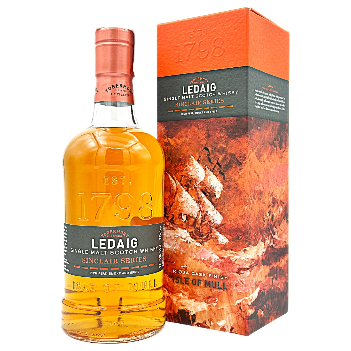 Whisky Ledaig Sinclair Series Rioja Cask Finish 46.3% 0.7L - eMAG.ro