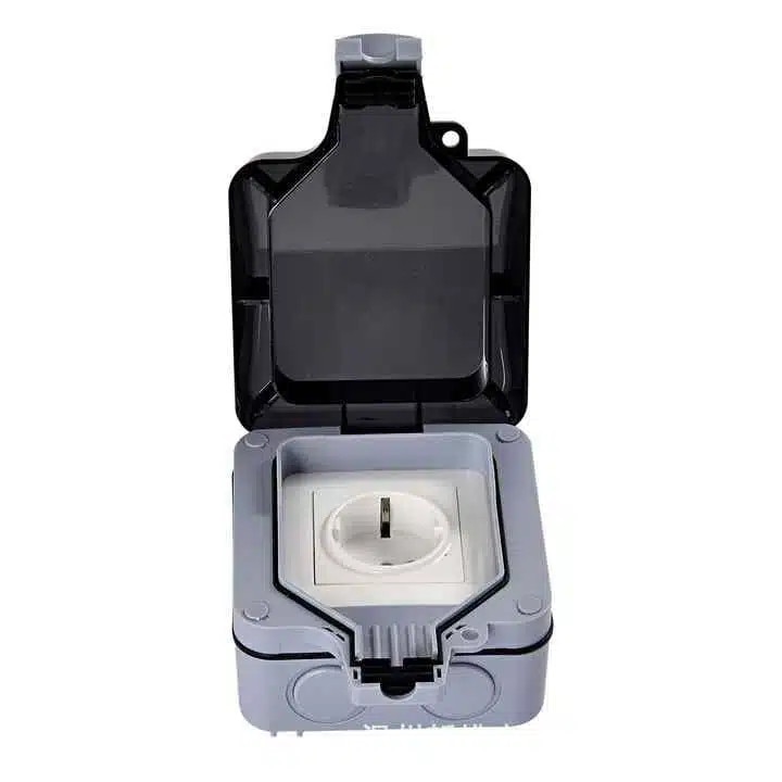 Priza de Exterior, Schuko, Simpla, IP65 – Protectie Superioara ...