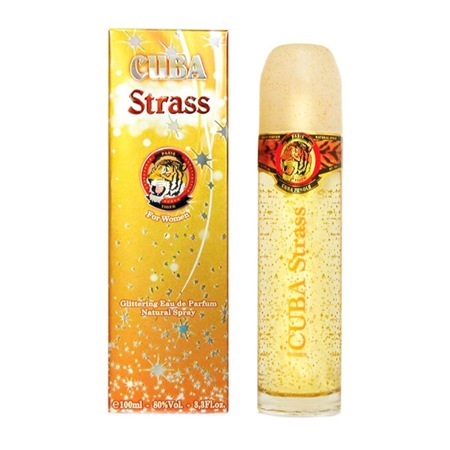 Apa de parfum CUBA PARIS Strass, dama, EDP, 100ml, cu particule ...