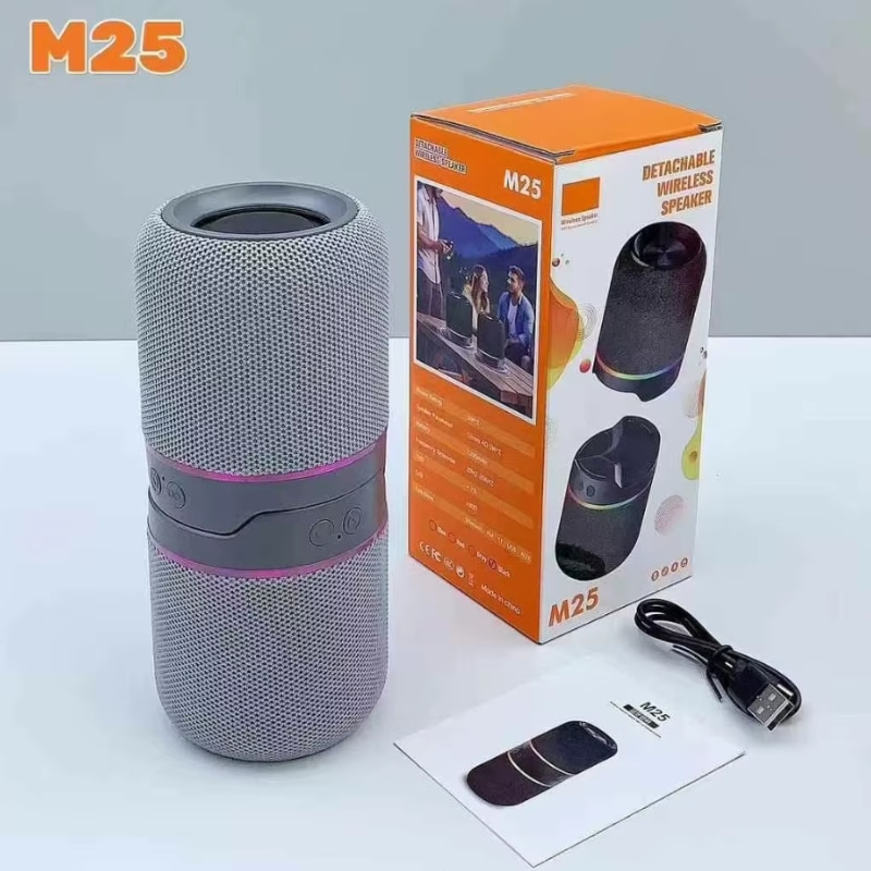 Boxa Portabila Bluetooth, Model M25, Sunet Puternic HD, Bass Amplificat ...