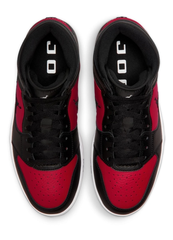 Pantofi sport, Jordan, Court Connect Mid, piele ecologica, negru, 44 ...