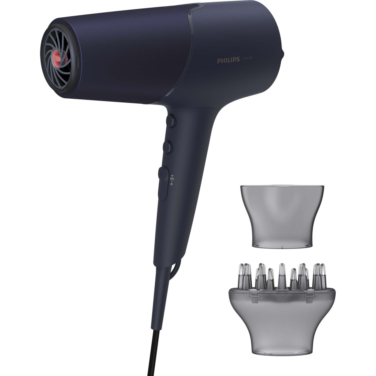 Uscator de Par Philips, 2300 W, 6 viteze, 6 trepte temperatura, difuzor ...