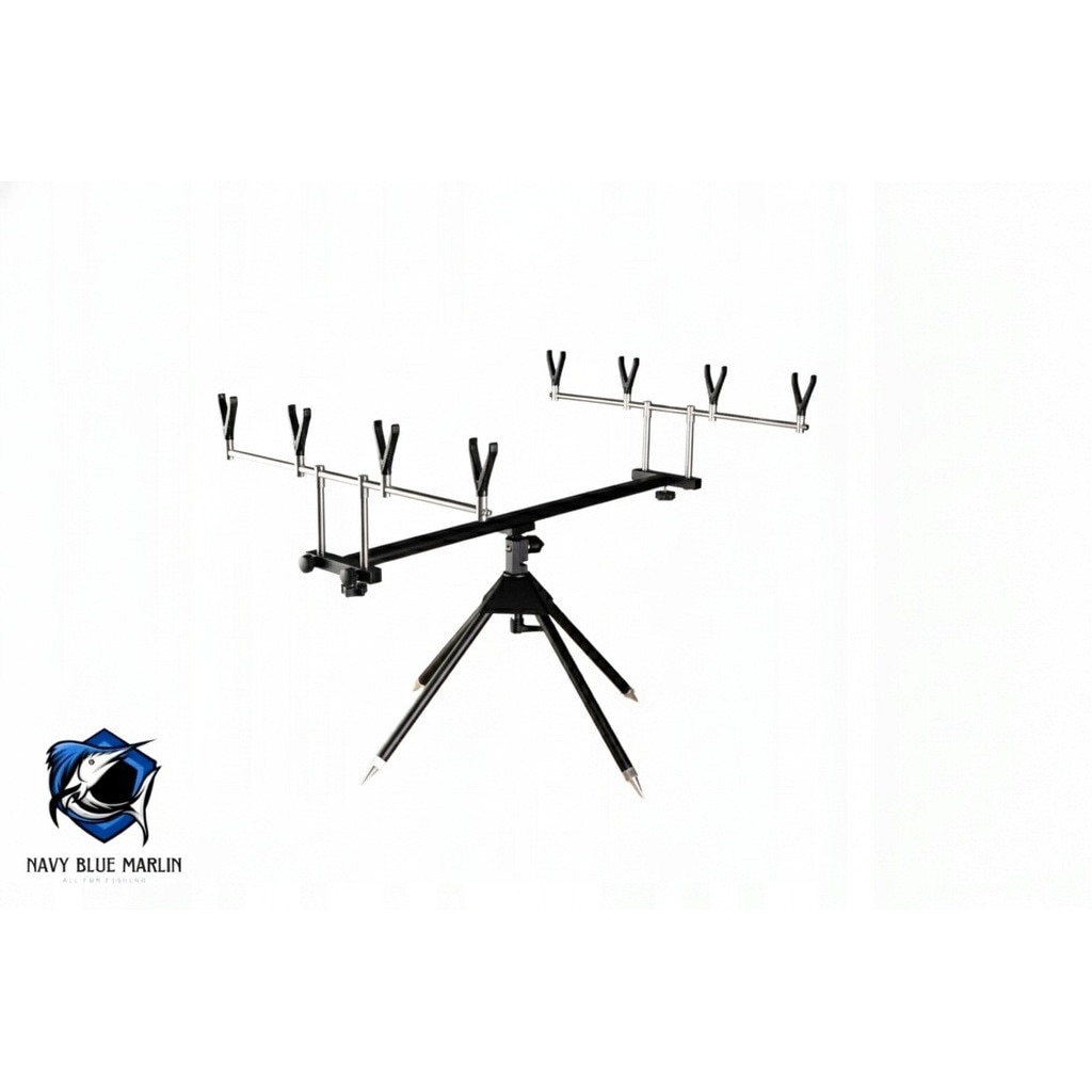 Set rod pod Rumpol Delight, rod pod pentru 4 undite, centrala 3+1, 4 ...