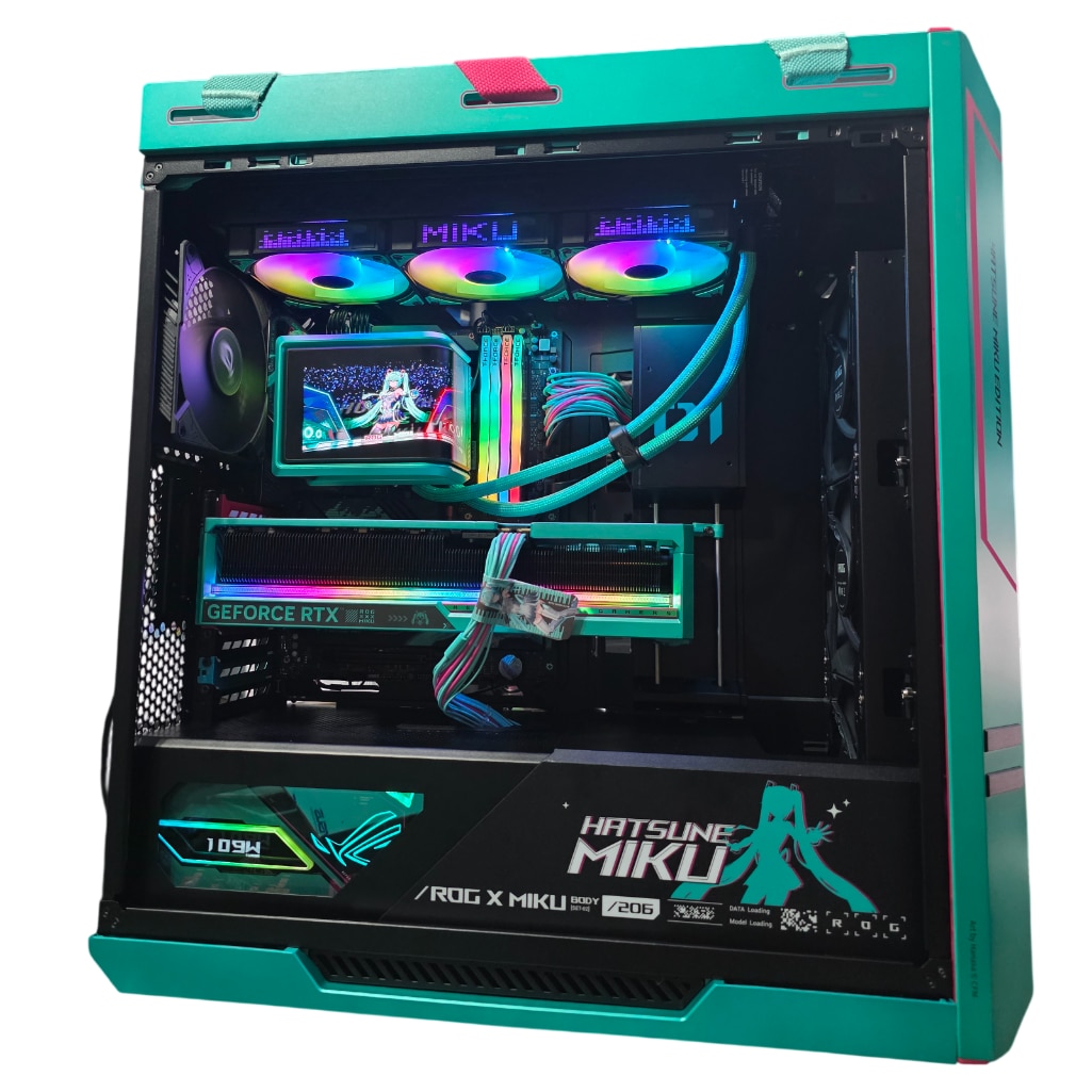 Sistem Asus ROG Hatsune Miku Limited Edition Powered by MCO, AMD Ryzen ...