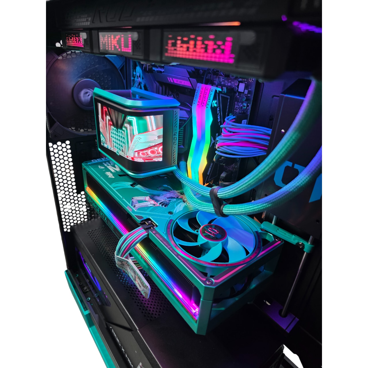 Sistem Asus ROG Hatsune Miku Limited Edition Powered by MCO, AMD Ryzen ...