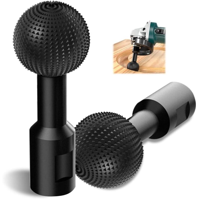 Freza rotativa pentru lemn, 40mm, otel carbon, 14mm, pentru polizor ...