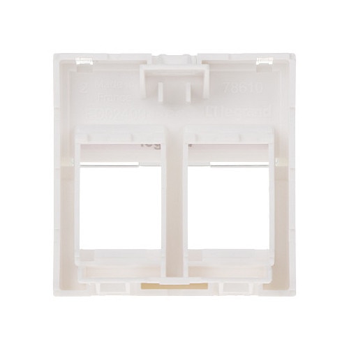 Priza modulara Keystone Legrand, 2 locuri, alb - eMAG.ro