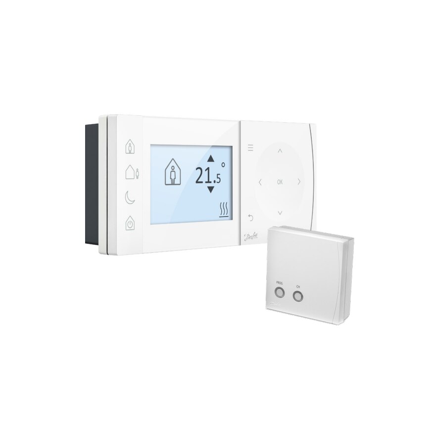 Termostat digital programabil wireless Danfoss TPOne-RF + receptor RX1 ...