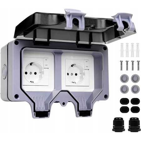Priza electrica etansa PRIZA EXTERIOARA IMPERMEABILA - eMAG.ro