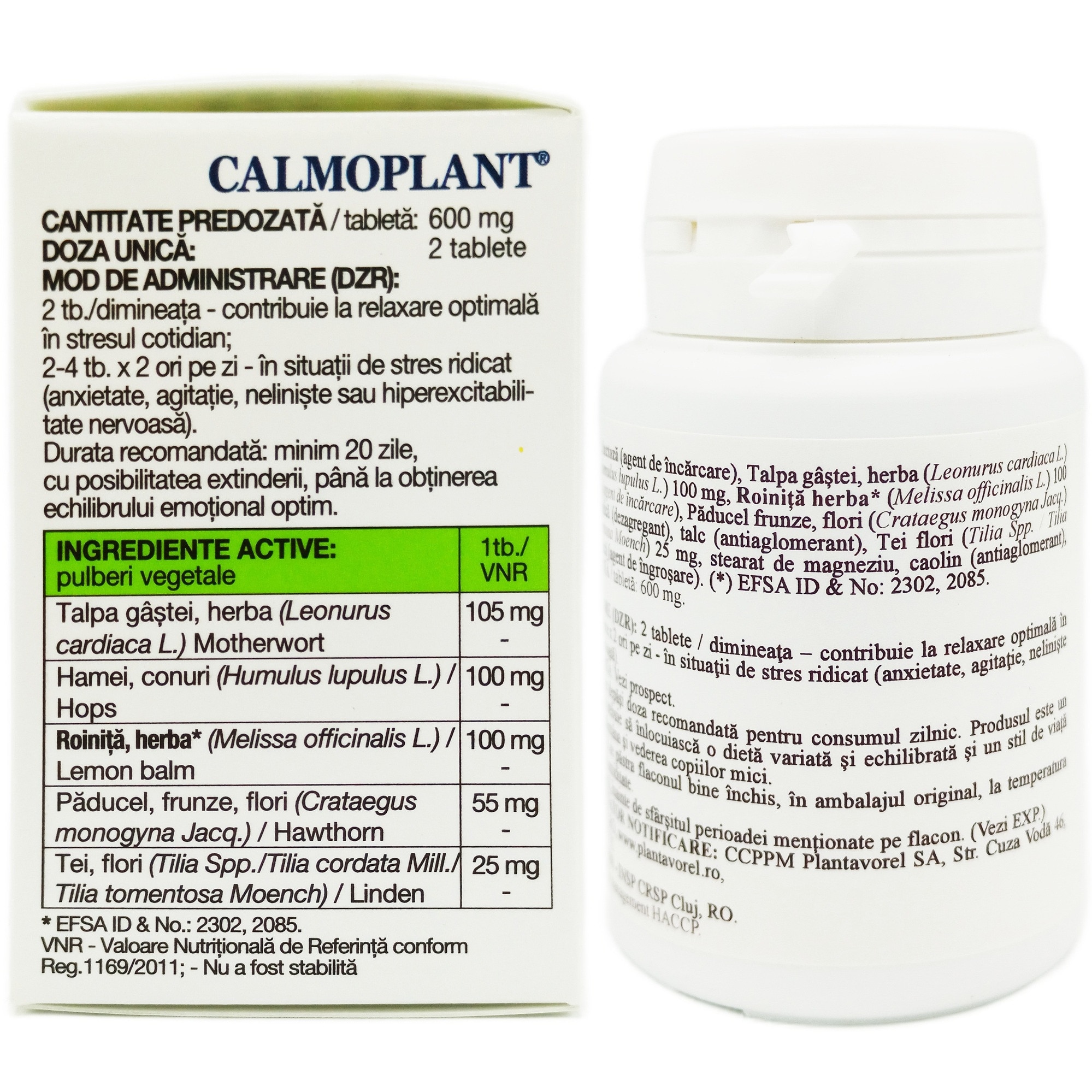 Fitocomplex "CalmoPlant" calmant nervos pentru Echilibru emotional ...