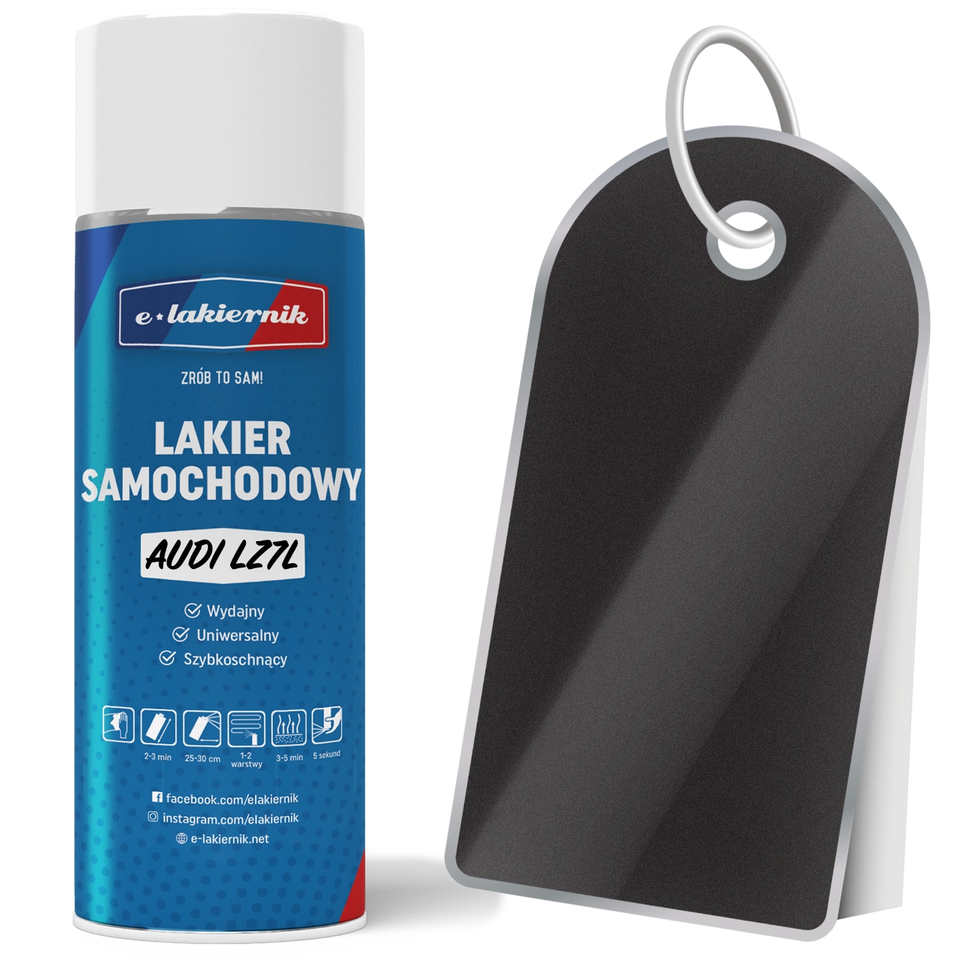 Autófesték Spray AUDI LZ7L LAVAGRAU Metál 400ml - eMAG.hu
