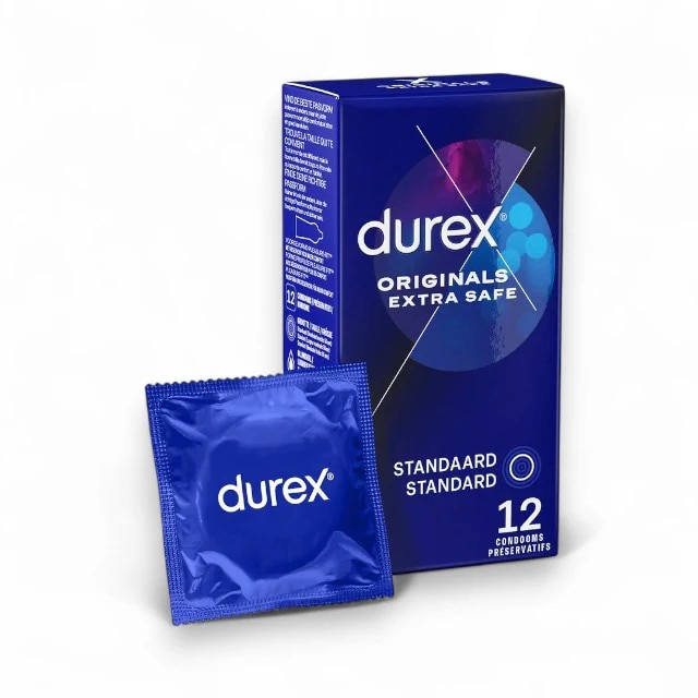 Prezervative Durex - Originals Extra Safe, lubrifiate si rezistente, 56 ...