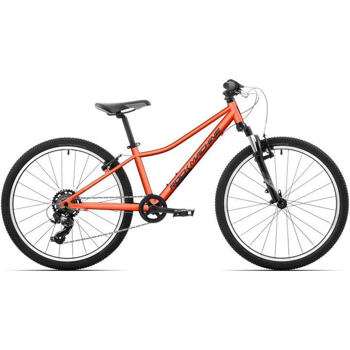 Bicicleta Rock Machine Catherine 24 VB Gloss Coral Red - eMAG.ro