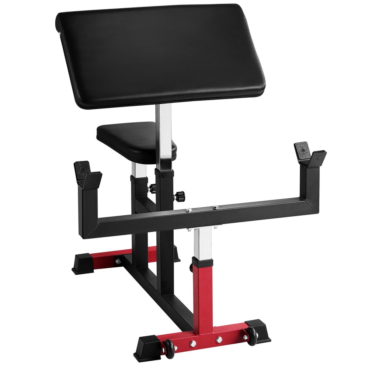VEVOR Preacher Curl pad, erősítő gép, max. teherbírás 200 kg, fekete és ...