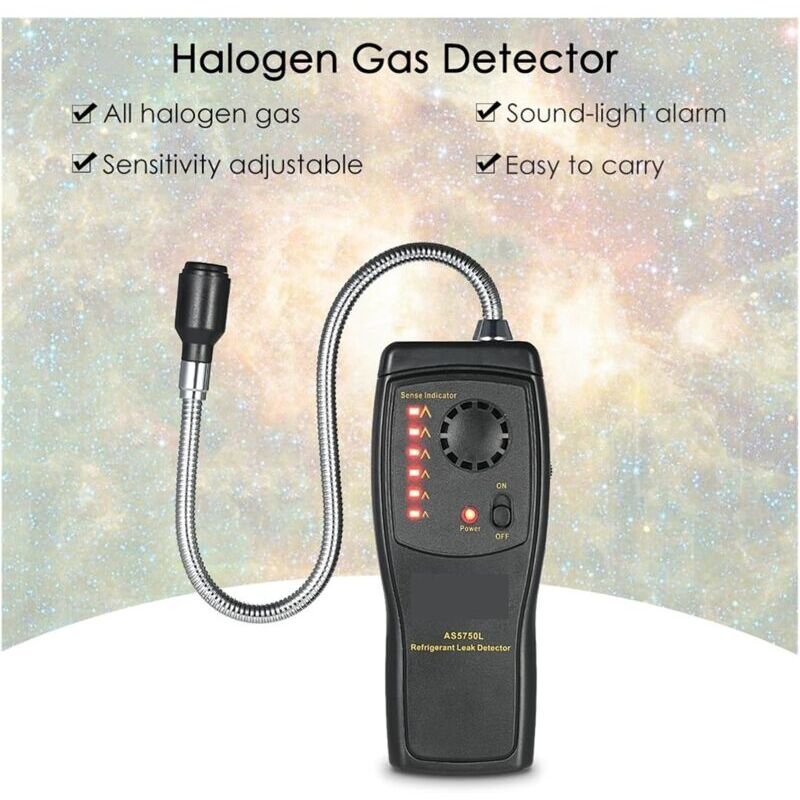 Detector portabil de gaze halogenate, CFC, HCFC, HFC, cu sonda ...