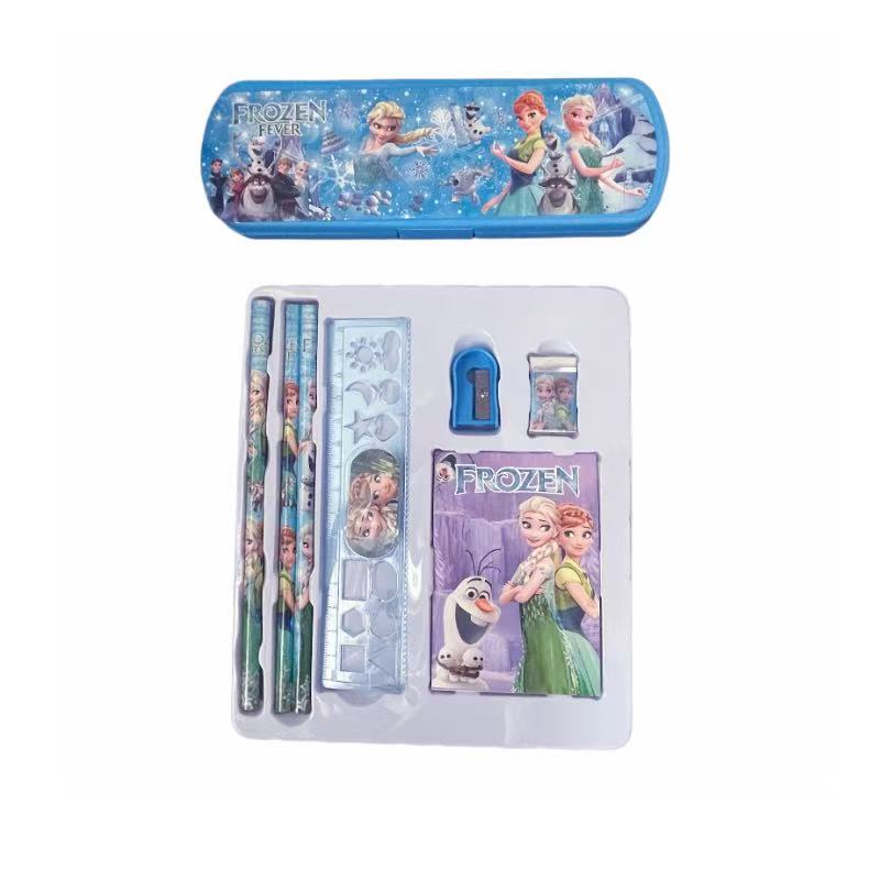 Set de rechizite scolare cu tematica Printesa de Gheata, 8 piese, ideal ...