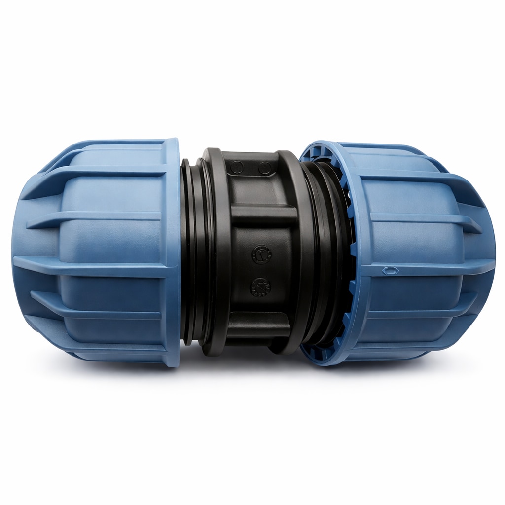 Mufa Egala Compresiune PEHD Bervolo, 32 x 32 mm, PN10, Etansare Sigura ...