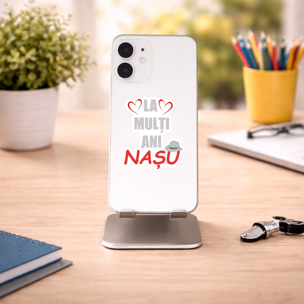 Sticker La Multi Ani Nasu Model Gri, Autoadeziv, Cool Funny Texte, Cri ...