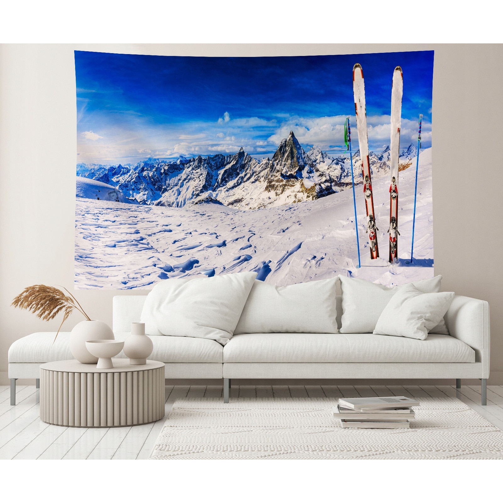 Fundal foto tematica de iarna, 210x150cm, microfibra - eMAG.ro